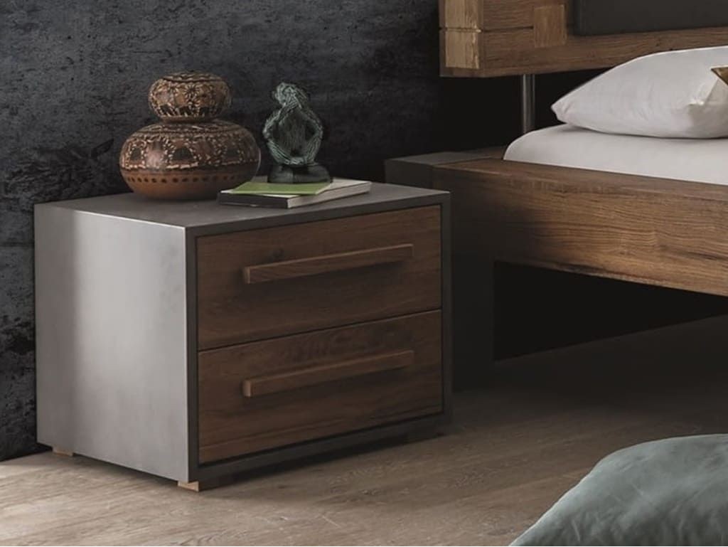 Chevet Teo en chêne massif de fabrication Suisse. Meuble pour la ...