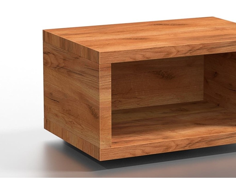 Chevet Aquarius de style contemporain 1 niche en chêne massif - Chevet ...