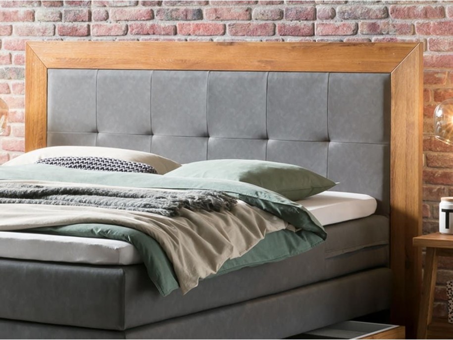 Lits boxspring en bois massif : meubles haut de gamme. Hasena.