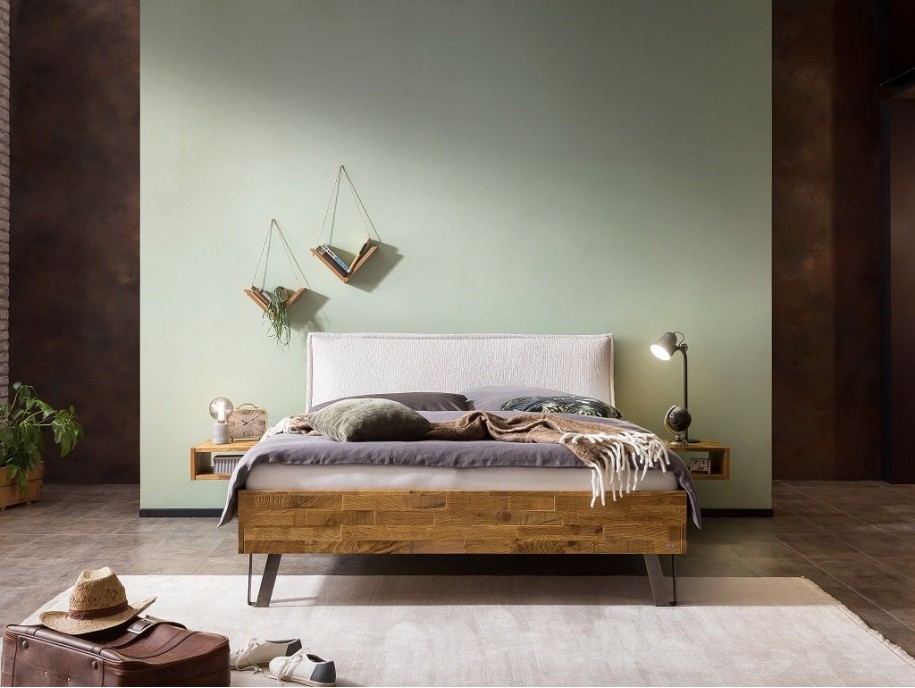 Lit Cone Cussina en chêne massif recyclé | Collection Factory | Le ...