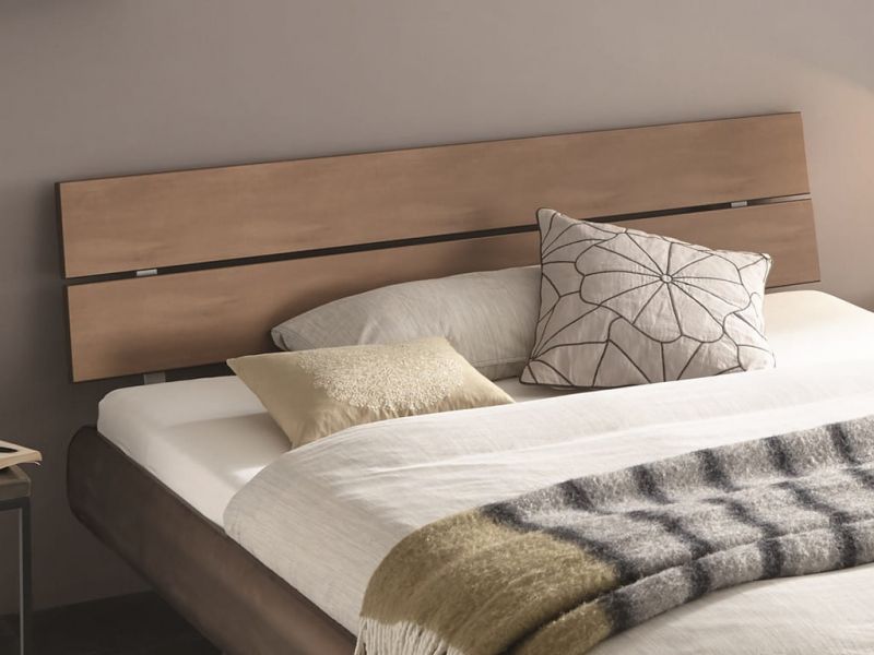 Lit design - Lit contemporain bois massif haut de gamme - 160x200 cm et ...