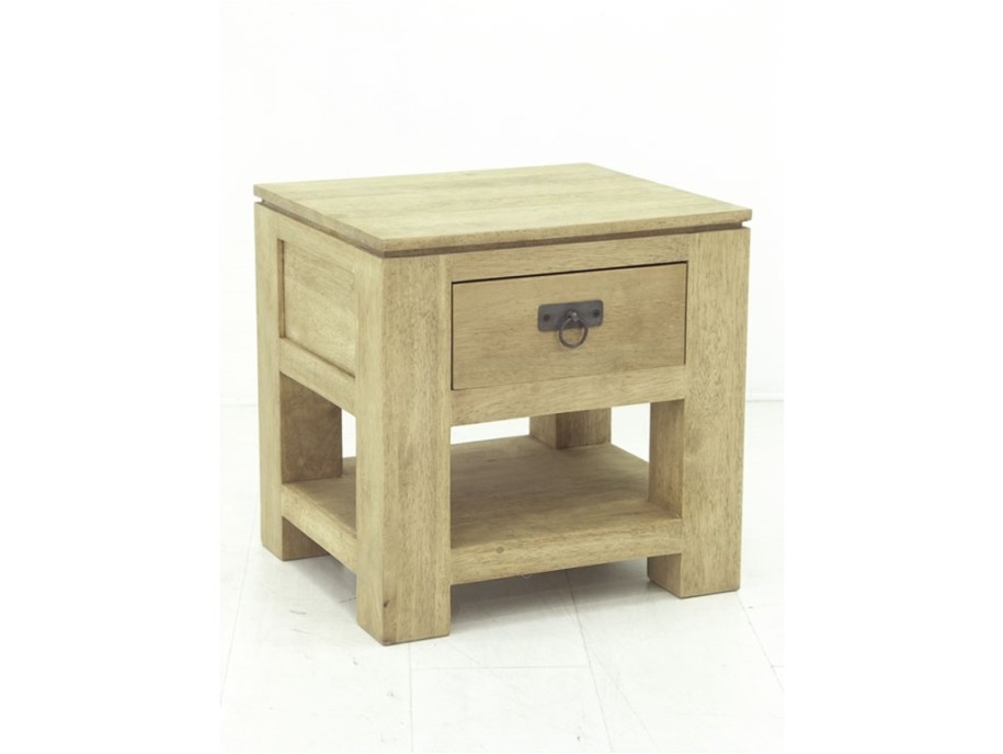 Chevet Valencia en chêne massif de qualité. Meuble pour la chambre. Le ...