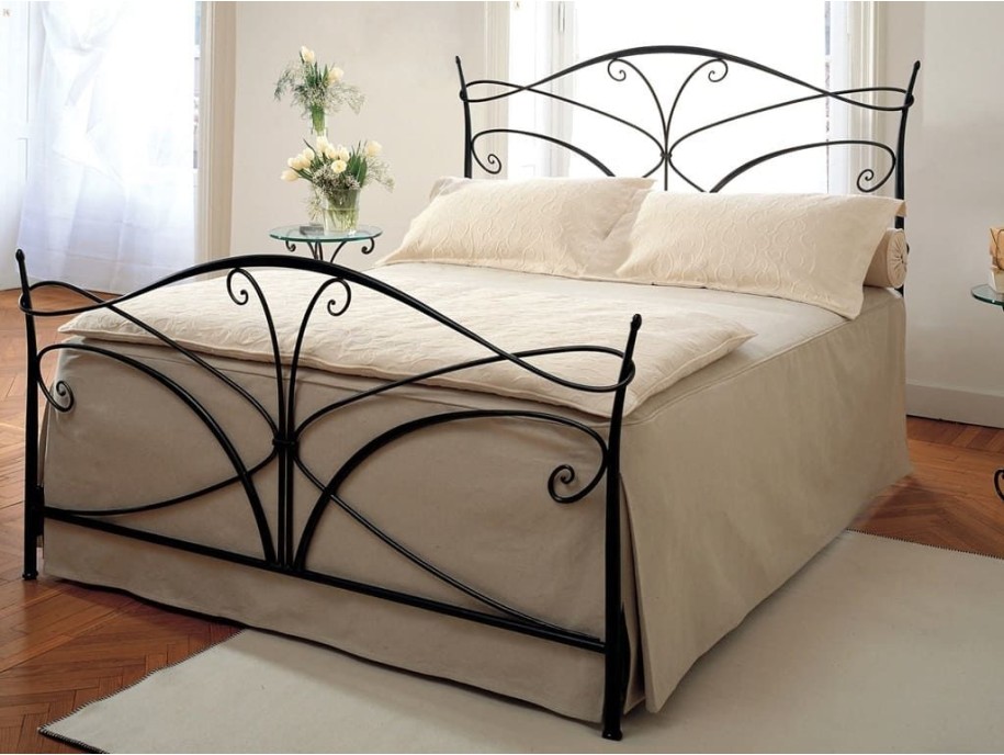 Lit Alix en fer forgé massif. Meuble pour la chambre. Le Monde du Lit